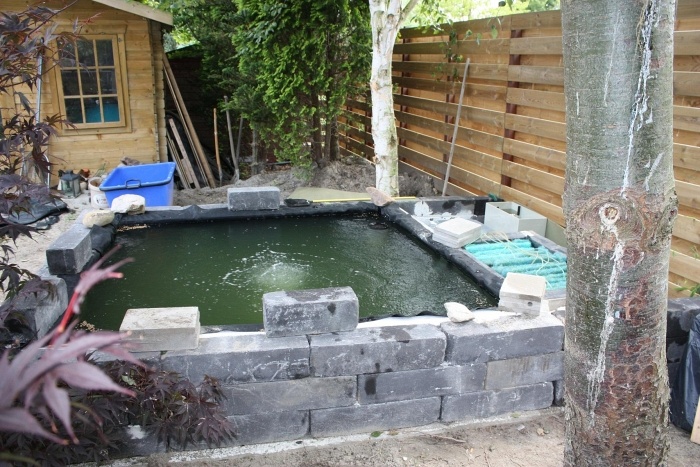 Vervolg (4) bouw tossai vijver | Japanse Koi | Interkoi